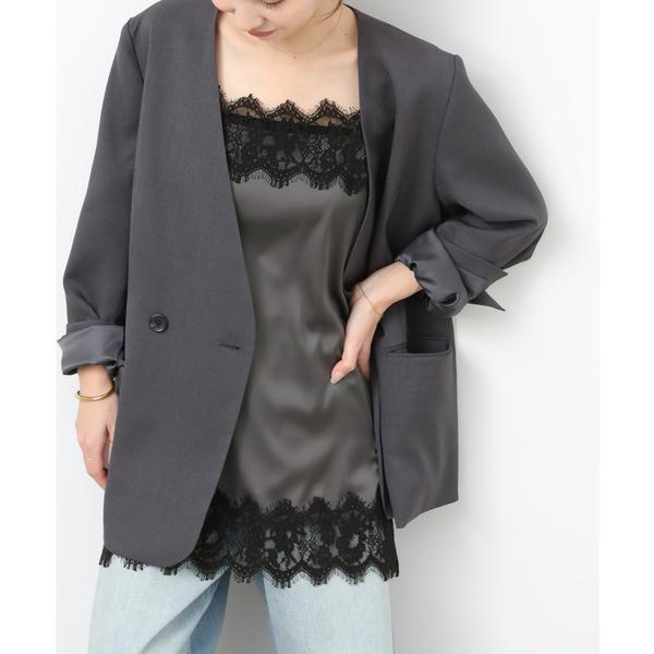 ZOZO問い合わせ番号:103352666ショップ:JOURNAL STANDARD，ジャーナルスタンダードブランド:JOURNAL STANDARD relume，ジャーナルスタンダード　レリューム商品名:《追加》サテンレースキャミソール...