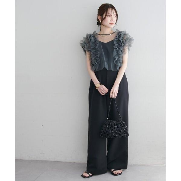 ZOZO問い合わせ番号:103353023ショップ:DISCOAT，ディスコートブランド:DISCOAT，ディスコート商品名:【オケージョン】チュール使いセットオールインワンカテゴリ:オールインワン・サロペット>つなぎ/オールインワン...