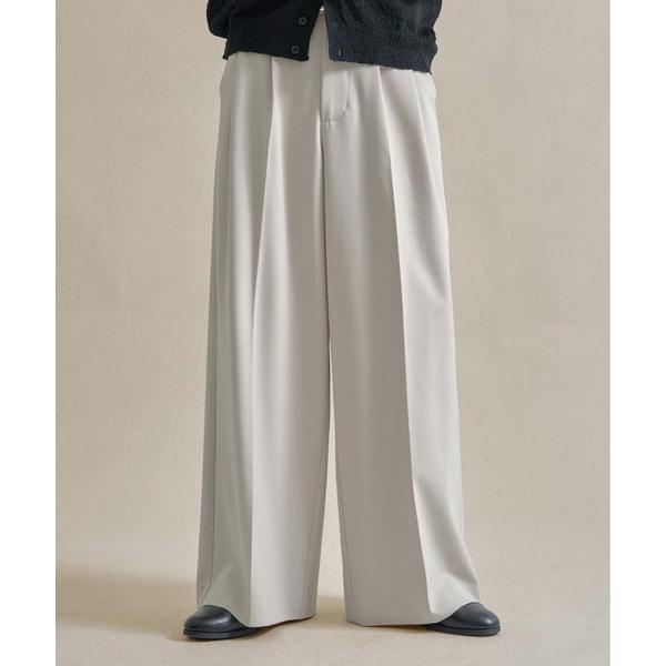 ZOZO問い合わせ番号:103353415ショップ:epnok，エプノックブランド:epnok，エプノック商品名:2タックワイドストレートバギースラックスカテゴリ:パンツ>スラックスブランド品番:643494素材:ポリエステル 66 ...