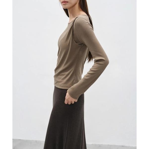 『タイムセール実施中』ZOZO問い合わせ番号:103353544ショップ:chuclla，チュクラブランド:EIGHTHMONTH，エイスマンス，Fano Studios，ファノ ストゥディオズ商品名:アシンメトリードレープトップス EM2...