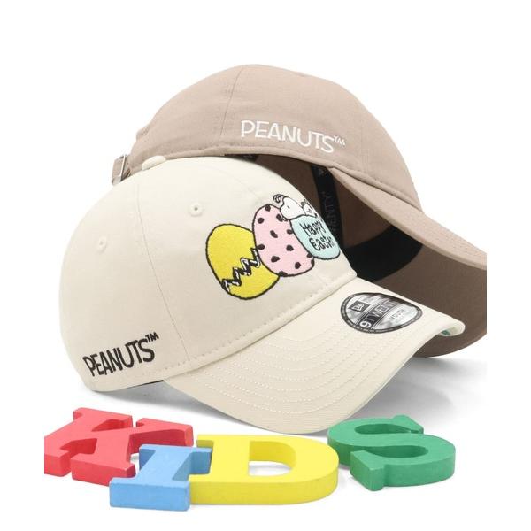 ZOZO問い合わせ番号:103354015ショップ:ONSPOTZ，オンスポッツブランド:NEW ERA，ニューエラ商品名:ニューエラキッズキャップ YOUTH9TWENTY ピーナッツスヌーピーコラボ イースターカテゴリ:帽子>キャ...