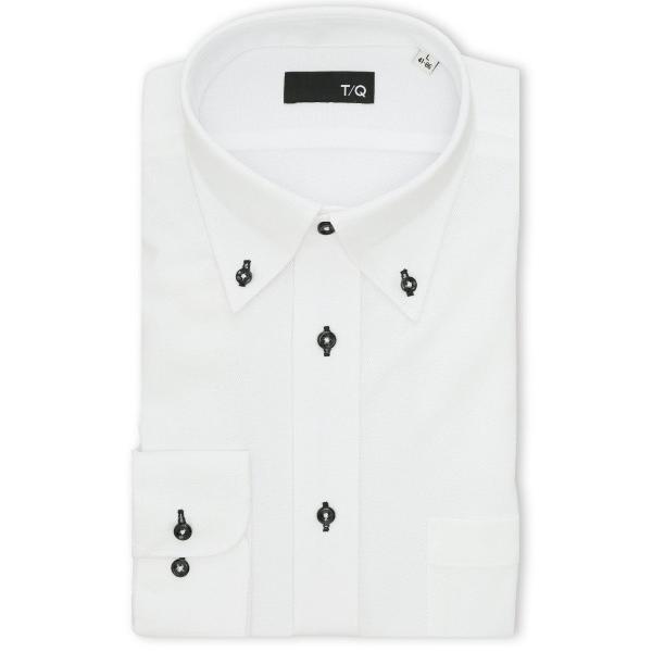 『タイムセール実施中』ZOZO問い合わせ番号:103354410ショップ:TAKA-Q，タカキューブランド:TAKA-Q，タカキュー商品名:【ストレッチ ノンアイロン 吸水速乾】タカキュー ボタンダウン ビジネス ドレス 長袖 ニット ワイ...