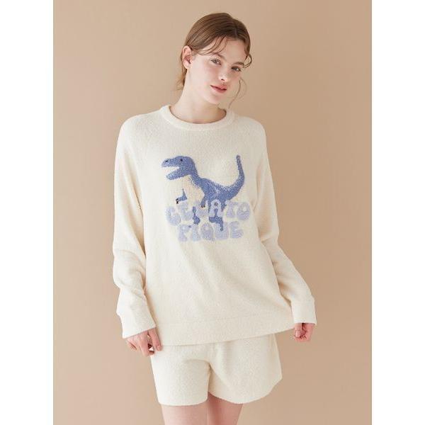 ZOZO問い合わせ番号:103354915ショップ:gelato pique，ジェラート　ピケブランド:gelato pique，ジェラートピケ商品名:エアリーモコダイナソージャガードプルオーバーカテゴリ:ルームウェア>ルームウェア/...