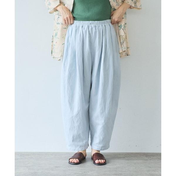 ZOZO問い合わせ番号:103354994ショップ:bulle de savon，ビュルデサボンブランド:yuni，ユニ　，bulle de savon，ビュルデサボン商品名:Ccotton/Linen denim wide cocoon ...