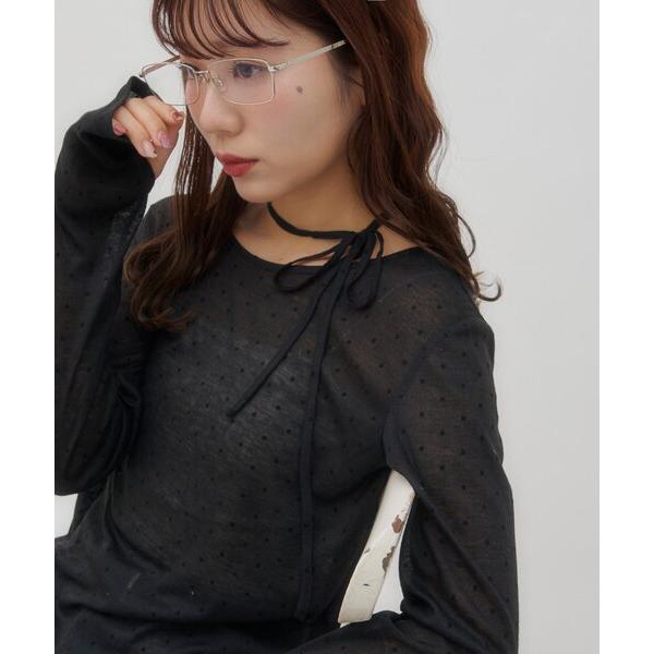 ZOZO問い合わせ番号:103355043ショップ:DISCOAT，ディスコートブランド:DISCOAT，ディスコート商品名:【umm.】チョーカードットロングスリーブカテゴリ:トップス>Tシャツ/カットソーブランド品番:DCU106...