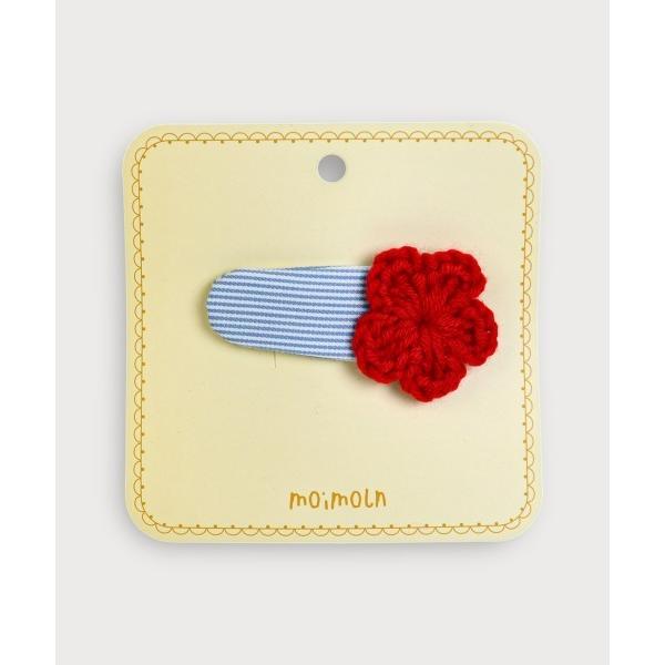 ZOZO問い合わせ番号:103355378ショップ:moimoln，モイモルンブランド:moimoln，モイモルン商品名:フラワーニットヘアピン・キッズ ヘアアクセサリーカテゴリ:ヘアアクセサリー>ヘアピンブランド品番:M268MPI...