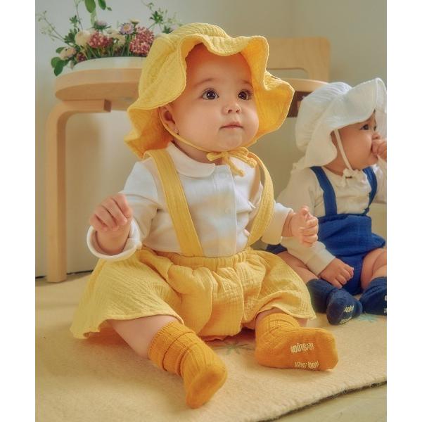 『セール実施中』※このアイテムは返品・交換対象外商品です。ZOZO問い合わせ番号:103355547ショップ:moimoln，モイモルンブランド:moimoln，モイモルン商品名:【2点セット】長袖ボディスーツ＆ショートオーバーオールスカー...