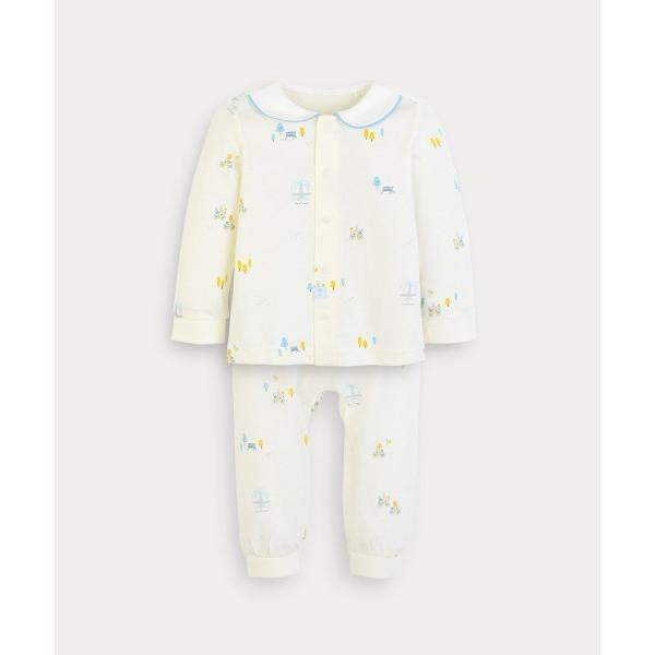 ZOZO問い合わせ番号:103355625ショップ:moimoln，モイモルンブランド:moimoln，モイモルン商品名:【ルームウェア】フォレストパーク長袖トップス＆パンツカテゴリ:ルームウェア>ルームウェア/パジャマブランド品番:...