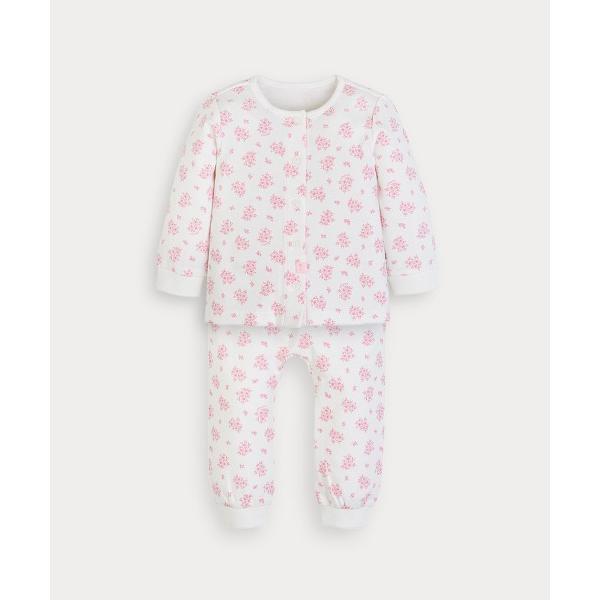 『セール実施中』ZOZO問い合わせ番号:103355658ショップ:moimoln，モイモルンブランド:moimoln，モイモルン商品名:【ルームウェア】レトロフラワー長袖トップス＆パンツカテゴリ:ルームウェア>ルームウェア/パジャマ...