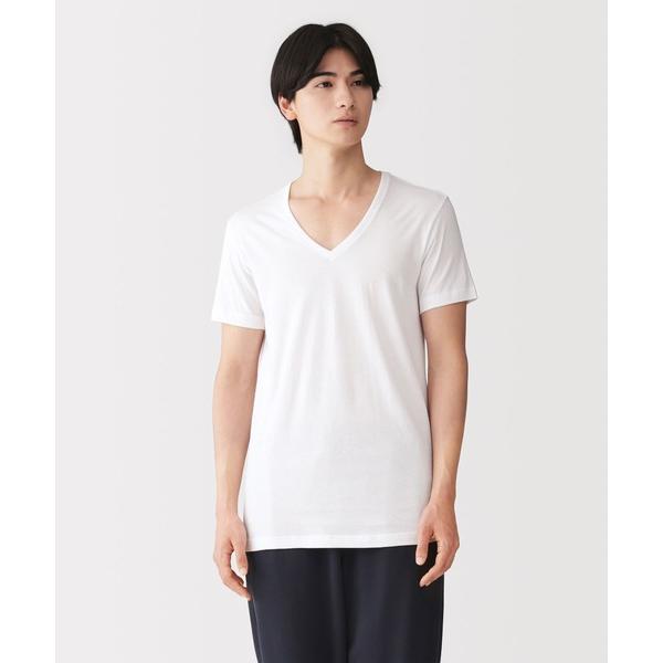 ※このアイテムは返品・交換対象外商品です。ZOZO問い合わせ番号:103355750ショップ:無印良品，ムジルシリョウヒンブランド:無印良品，ムジルシリョウヒン商品名:紳士　脇に縫い目のない　２枚組　Ｖネック半袖Ｔシャツカテゴリ:アンダーウ...