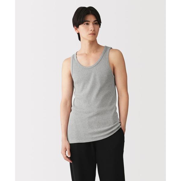 ※このアイテムは返品・交換対象外商品です。ZOZO問い合わせ番号:103355757ショップ:無印良品，ムジルシリョウヒンブランド:無印良品，ムジルシリョウヒン商品名:紳士　脇に縫い目のない　２枚組み　リブ編みタンクトップ（再生コットン）カ...
