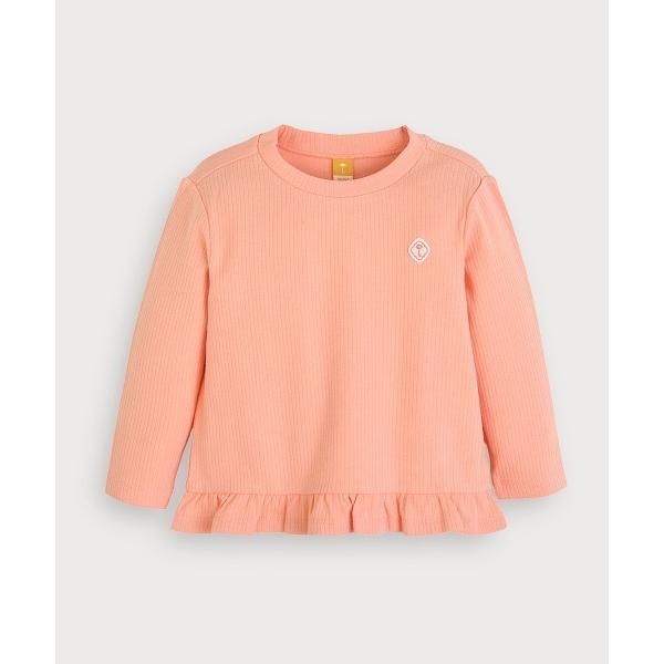 ZOZO問い合わせ番号:103355793ショップ:moimoln，モイモルンブランド:moimoln，モイモルン商品名:【SOFT＆】裾フリル長袖Tシャツカテゴリ:トップス>Tシャツ/カットソーブランド品番:M261TSF02P素材...