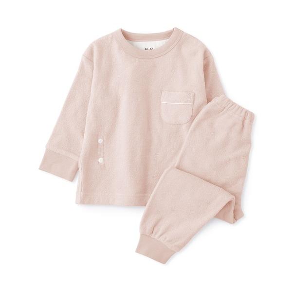 ※このアイテムは返品・交換対象外商品です。ZOZO問い合わせ番号:103355833ショップ:無印良品，ムジルシリョウヒンブランド:無印良品，ムジルシリョウヒン商品名:ベビー　着るタオル　両面パイル　長袖ルームウェアセットカテゴリ:アンダー...