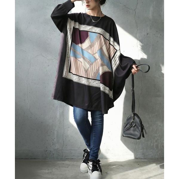 ZOZO問い合わせ番号:103355978ショップ:antiqua，アンティカブランド:antiqua，アンティカ商品名:異素材切替 ドルマン ロンTカテゴリ:トップス>Tシャツ/カットソーブランド品番:PA-03868素材:本体：ポ...