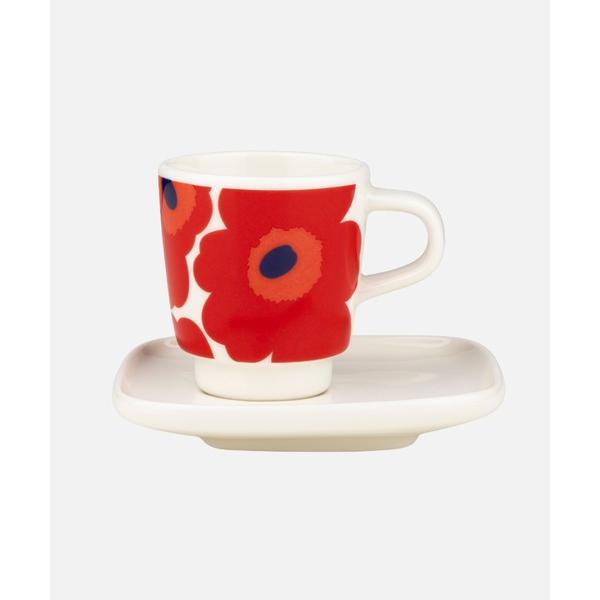 ZOZO問い合わせ番号:103356203ショップ:marimekko，マリメッコブランド:marimekko，マリメッコ商品名:Unikko / Espresso cup and plateカテゴリ:食器/キッチン>グラス/マグカッ...
