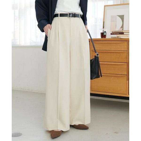 ZOZO問い合わせ番号:103356512ショップ:DISCOAT，ディスコートブランド:DISCOAT，ディスコート商品名:とろみ2タックワイドパンツ《WEB限定カラーあり》カテゴリ:パンツ>スラックスブランド品番:DCZ10611...