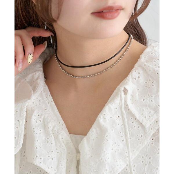 ZOZO問い合わせ番号:103356694ショップ:mystic，ミスティックブランド:mystic，ミスティック商品名:【Lara】レザーチェーンチョーカーカテゴリ:アクセサリー>リングブランド品番:MYZ1061111A0003素...