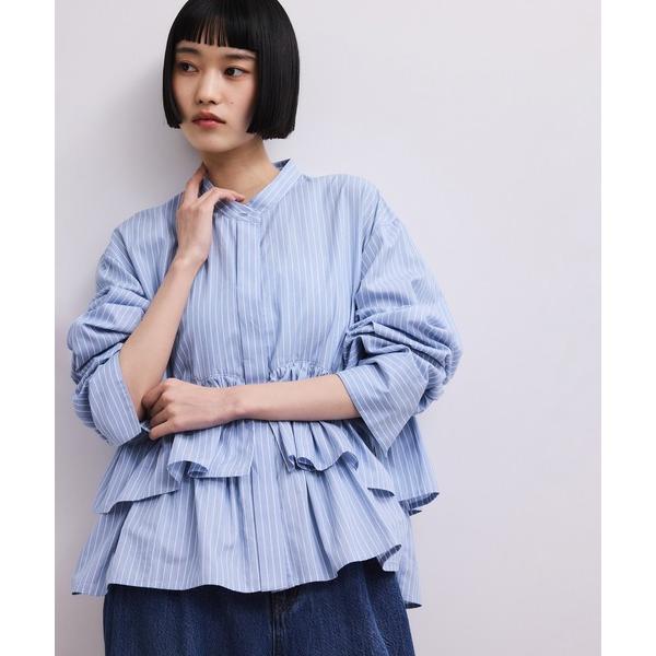 ZOZO問い合わせ番号:103356828ショップ:ADAM ET ROPE'，アダムエロペブランド:ADAM ET ROPE'，アダムエロペ商品名:【WEB限定】フリルブラウスカテゴリ:トップス>シャツ/ブラウスブランド品番:202...