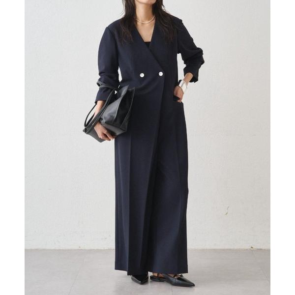 ZOZO問い合わせ番号:103357183ショップ:LOUNGEDRESS，ラウンジドレスブランド:LOUNGEDRESS，ラウンジドレス商品名:【Atelier N5/アトリエヌメロサンク】ノーカラーオールインワンカテゴリ:オールインワン...