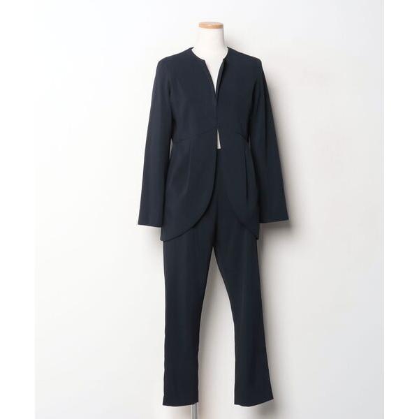 参考価格：17，490円発売時期：2019年11月コンディション：A（使用感なし）数回使用した程度で使用感が感じられないアイテム参考商品名：ラウンドカットノーカラージャケット テーパードパンツ セットアップ スーツ フォーマル セレモニー ...