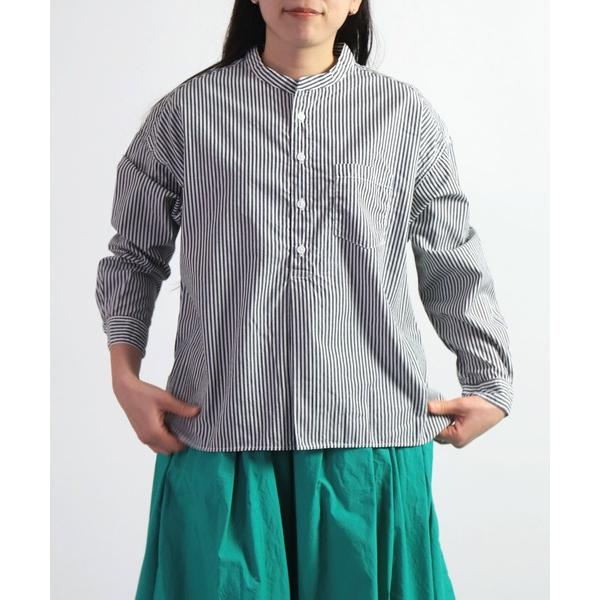 『タイムセール実施中』参考価格：15，950円発売時期：2023年01月コンディション：A（使用感なし）数回使用した程度で使用感が感じられないアイテム参考商品名：[D.M.G. / ディーエムジー] 先染50Sブロードストライプ スタンドカ...