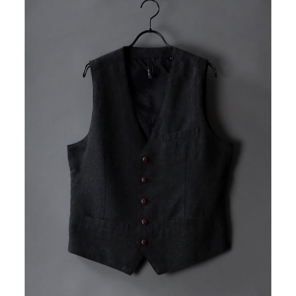 『セール実施中』参考価格：6，600円発売時期：2022年10月コンディション：A（使用感なし）数回使用した程度で使用感が感じられないアイテム参考商品名：Tailored tweed gilet/テイラード ツイード ジレ参考品番：318-...