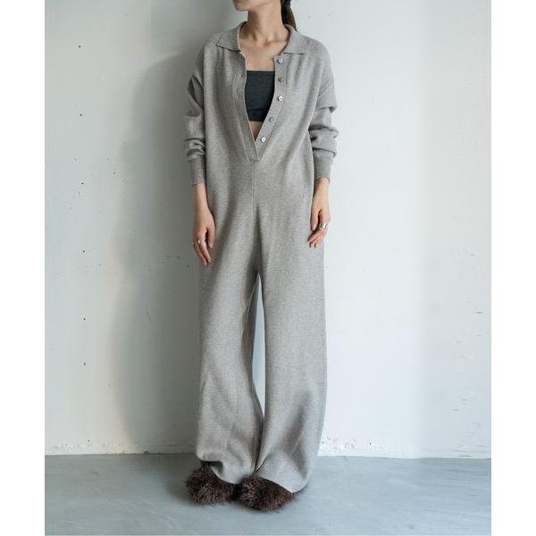 『タイムセール実施中』参考価格：9，900円発売時期：2024年08月コンディション：B（目立つ使用感なし）使用感が少ない、または気にならないアイテム全体的：汚れ、色あせ参考商品名：ニットジャンプスーツ参考品番：552-85535【商品に関...