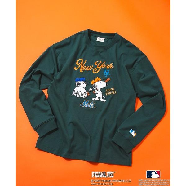 『セール実施中』参考価格：5，489円発売時期：2024年09月コンディション：A（使用感なし）数回使用した程度で使用感が感じられないアイテム参考商品名：【MLB ×PEANUTS】オリジナルデザイン Tシャツ ヤンキース ドジャース メッ...