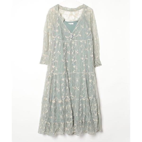 『タイムセール実施中』参考価格：24，200円発売時期：2020年03月コンディション：B（目立つ使用感なし）使用感が少ない、または気にならないアイテム首周り：汚れ付属品：インナー参考商品名：ギャザーカラーレースティアードワンピース参考品番...