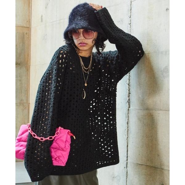 参考価格：6，590円発売時期：2023年08月コンディション：B（目立つ使用感なし）使用感が少ない、または気にならないアイテムすそ周り：色あせ全体的：毛玉参考商品名：＜大きいサイズ＞ メッシュロングスリーブニットチュニック GEVS.参考...