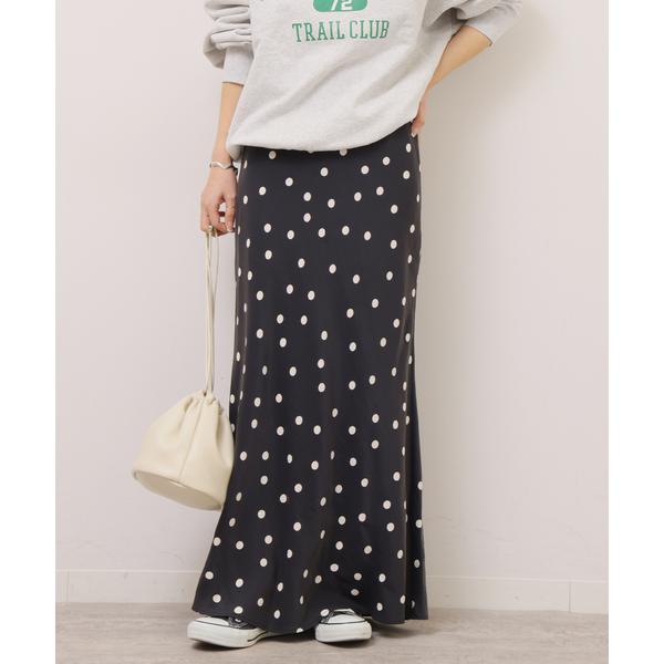 ZOZO問い合わせ番号:103392862ショップ:JOURNAL STANDARD，ジャーナルスタンダードブランド:JOURNAL STANDARD relume，ジャーナルスタンダード　レリューム商品名:ランダムドットロングスカートカテ...