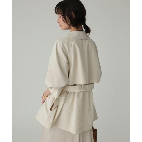 ZOZO問い合わせ番号:103392938ショップ:BABYLONE，バビロンブランド:BABYLONE，バビロン商品名:【多機能素材】タイプライターショートトレンチカテゴリ:ジャケット/アウター>トレンチコートブランド品番:6381...