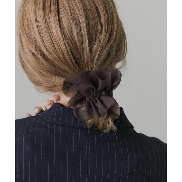 ZOZO問い合わせ番号:103392967ショップ:URBAN RESEARCH，アーバンリサーチブランド:SMELLY，スメリー商品名:シアーフリルシュシュカテゴリ:ヘアアクセサリー>ヘアゴムブランド品番:SM26130-22460...