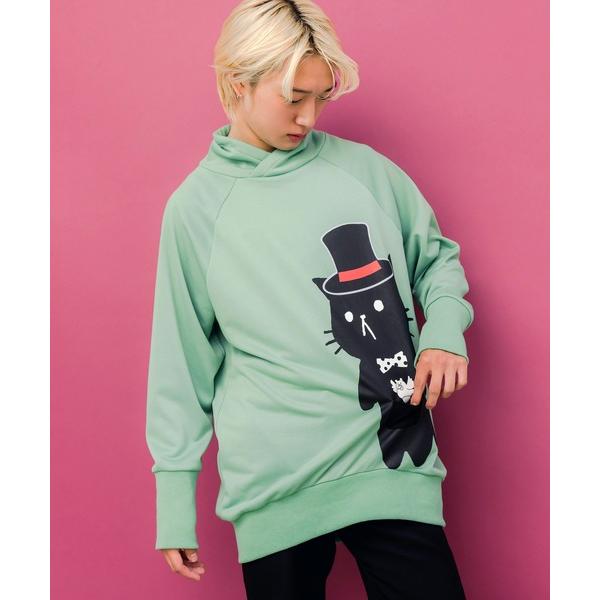 『タイムセール実施中』ZOZO問い合わせ番号:103394757ショップ:ScoLar，スカラーブランド:ScoLar Parity，スカラーパリティ商品名:353136：ネコ裏毛フード付きチュニックカテゴリ:トップス>パーカーブラン...