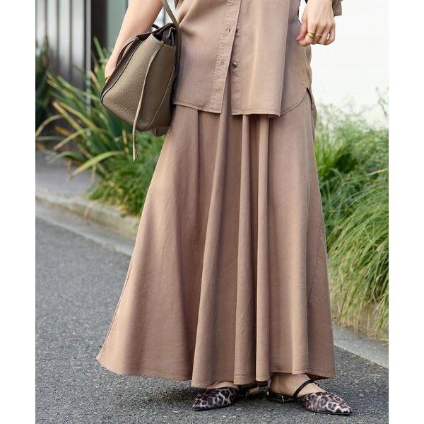 ZOZO問い合わせ番号:103394800ショップ:RIVE DROITE，リヴドロワブランド:RIVE DROITE，リヴドロワ商品名:【セットアップ可/上品な落ち感】ガーメントダイフレアバイアススカートカテゴリ:スカート>スカート...