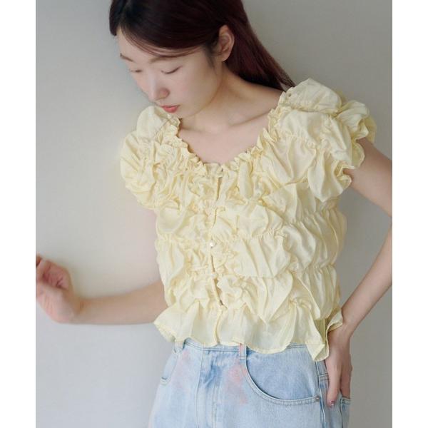 ZOZO問い合わせ番号:103395327ショップ:Kastane，カスタネブランド:Kastane，カスタネ商品名:【新色追加/4色展開/2026SSカタログ】クシュクシュブラウスカテゴリ:トップス>シャツ/ブラウスブランド品番:K...