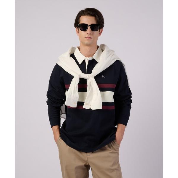 『タイムセール実施中』ZOZO問い合わせ番号:103395343ショップ:Eddie Bauer，エディーバウアーブランド:Eddie Bauer，エディーバウアー商品名:パネル ラグビーシャツカテゴリ:トップス>ポロシャツブランド品...