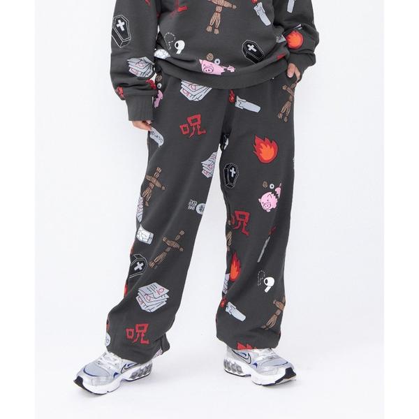 ZOZO問い合わせ番号:103395817ショップ:PUNYUS，プニュズブランド:PUNYUS，プニュズ商品名:【新サイズ】天国と地獄総柄スウェットパンツカテゴリ:パンツ>スウェットパンツブランド品番:PN25SS-001-2-15...