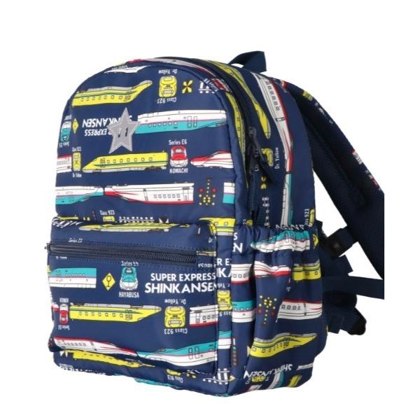 ZOZO問い合わせ番号:103395925ショップ:こどもの森e-shop，コドモノモリイーショップブランド:Kids Foret，キッズフォーレ商品名:ＪＲ新幹線電車柄撥水リュックカテゴリ:バッグ>バックパック/リュックブランド品番...