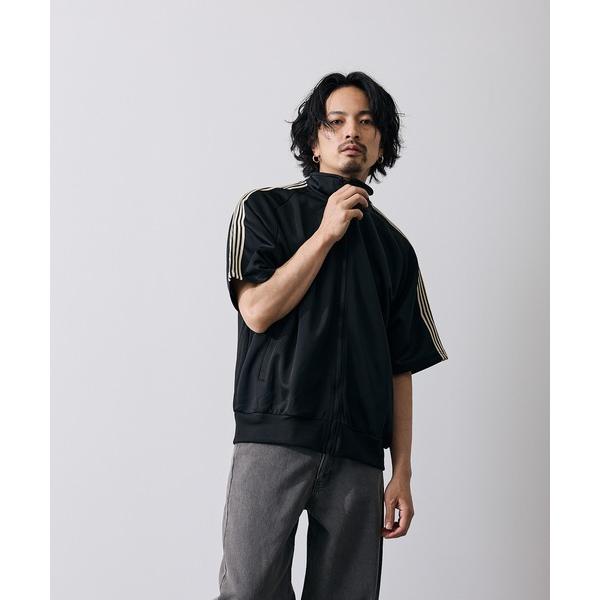 『セール実施中』ZOZO問い合わせ番号:103396145ショップ:improves，インプローブスブランド:improves，インプローブス商品名:ライン ジャージ 半袖 トラックジャケットカテゴリ:トップス>ジャージブランド品番:...