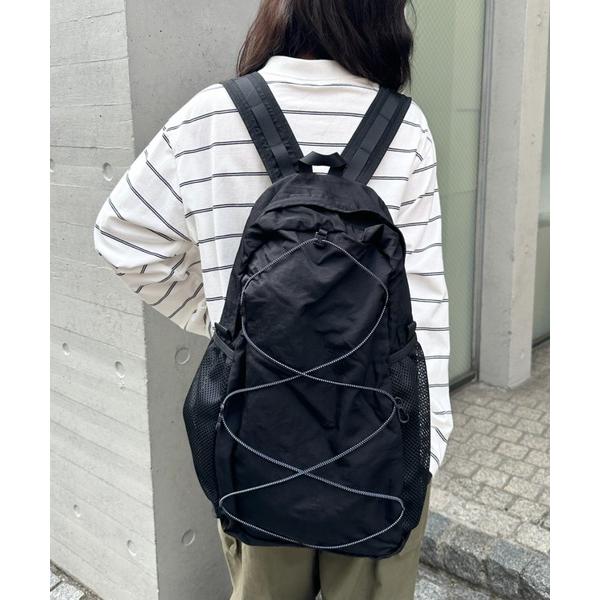 『タイムセール実施中』ZOZO問い合わせ番号:103396281ショップ:Outfitter lab，アウトフィッターラボブランド:CLEA，クレア商品名:ドローコードナイロンバックパックカテゴリ:バッグ>バックパック/リュックブラン...