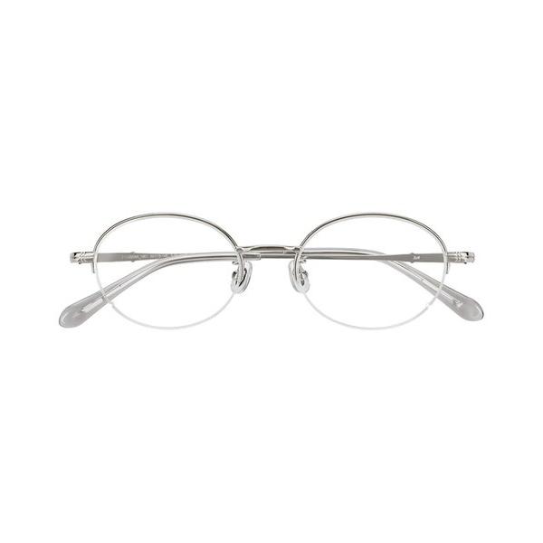 ZOZO問い合わせ番号:103396358ショップ:Zoff，ゾフブランド:Zoff，ゾフ商品名:オーバル型 ハーフリム メガネ｜メタルフレーム 眼鏡 伊達メガネ 度付き(レンズ交換券付) 度なし ユニセックス｜Zoff｜BASIC MET...