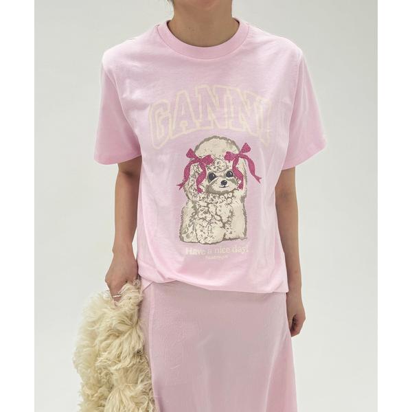 ZOZO問い合わせ番号:103396685ショップ:EDIT. FOR LULU，エディットフォールルブランド:EDIT. FOR LULU，エディットフォールル商品名:【GANNI/ガニー】Basic cotton Jersey T-sh...