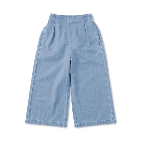 ZOZO問い合わせ番号:103397160ショップ:無印良品，ムジルシリョウヒンブランド:無印良品，ムジルシリョウヒン商品名:キッズ　ライトオンスデニムワイドパンツカテゴリ:パンツ>その他パンツブランド品番:4548076854647...