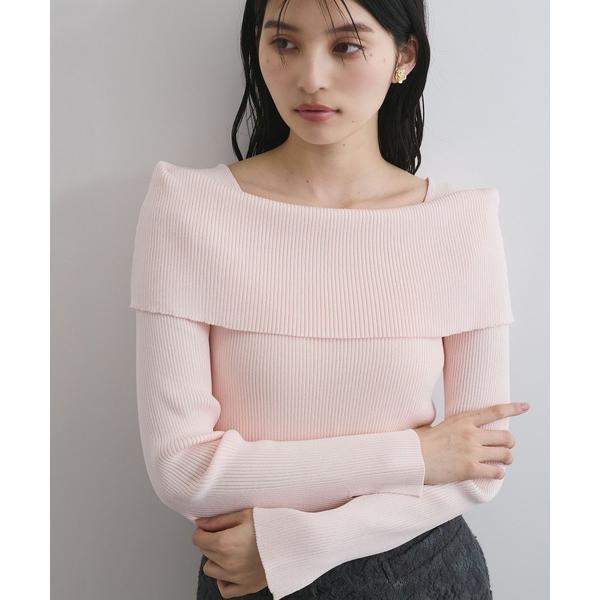 ZOZO問い合わせ番号:103397409ショップ:VIS，ビスブランド:VIS，ビス商品名:【WEB限定】オフショルダー風リブニットプルオーバー/アンチピリング・UVケアカテゴリ:トップス>ニット/セーターブランド品番:2026-A...