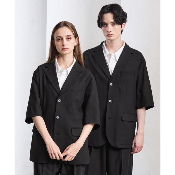 ZOZO問い合わせ番号:103397458ショップ:EMMA CLOTHES，エマ クローズブランド:CLEL，クレイル商品名:【CLEL】Summer Wool Blend Short Sleeve Tailored Shirt / サマ...