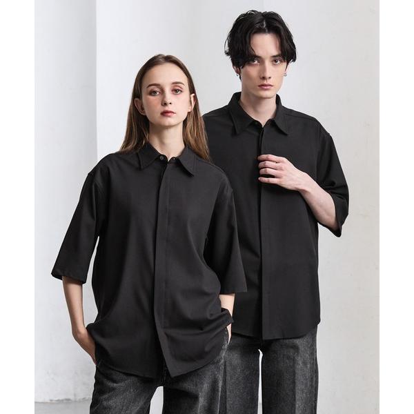 ZOZO問い合わせ番号:103397460ショップ:EMMA CLOTHES，エマ クローズブランド:CLEL，クレイル商品名:【CLEL】Summer Wool Blend Short Sleeve Regular Collar Shir...