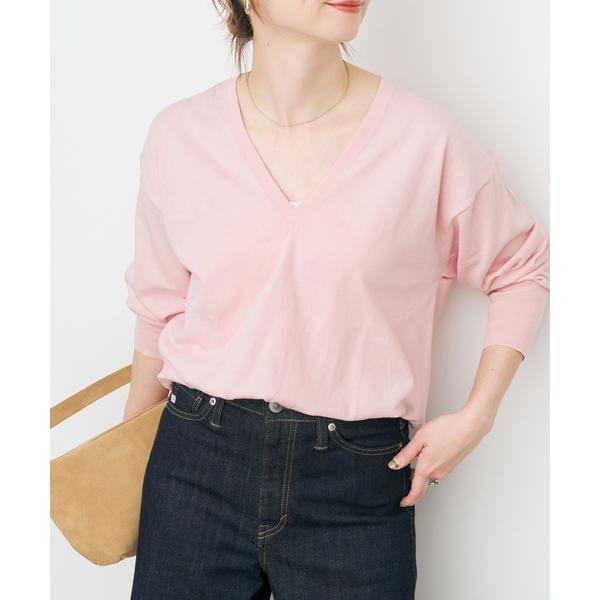 ZOZO問い合わせ番号:103397688ショップ:Spick &amp; Span，スピック アンド スパンブランド:Spick &amp; Span，スピックアンドスパン商品名:Emil cotoni Vネックプルオーバーカテゴリ:トッ...