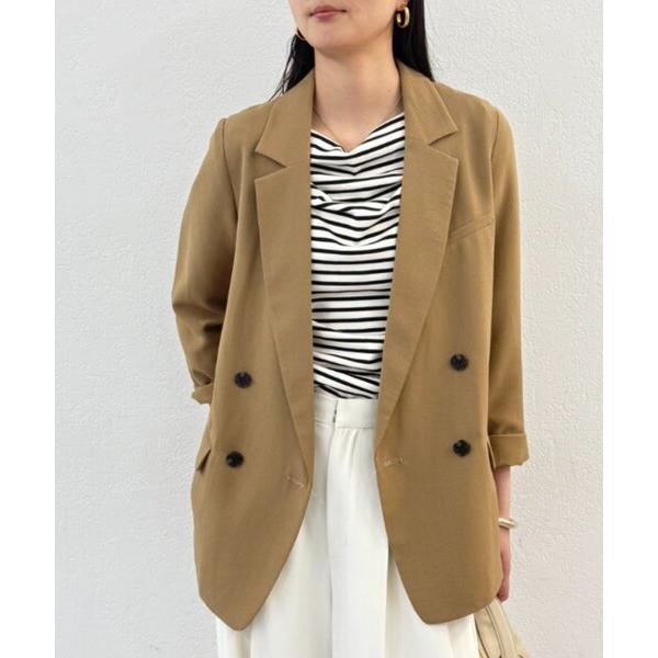 ZOZO問い合わせ番号:103397769ショップ:LOUNGEDRESS，ラウンジドレスブランド:LOUNGEDRESS，ラウンジドレス商品名:麻調合繊ジャケットカテゴリ:ジャケット/アウター>テーラードジャケットブランド品番:LD...