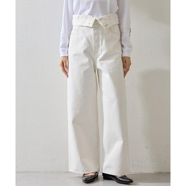 ZOZO問い合わせ番号:103405350ショップ:Whim Gazette，ウィムガゼットブランド:Whim Gazette，ウィムガゼット商品名:ハイウエストデニムパンツカテゴリ:パンツ>デニムパンツブランド品番:WGD10612...